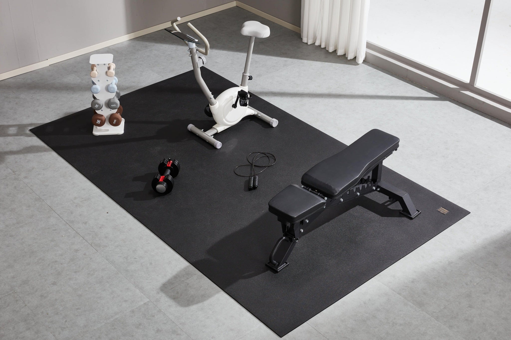 GXMMAT Oversized Mat Selected as Best Large Exercise Mat in Garage Gym