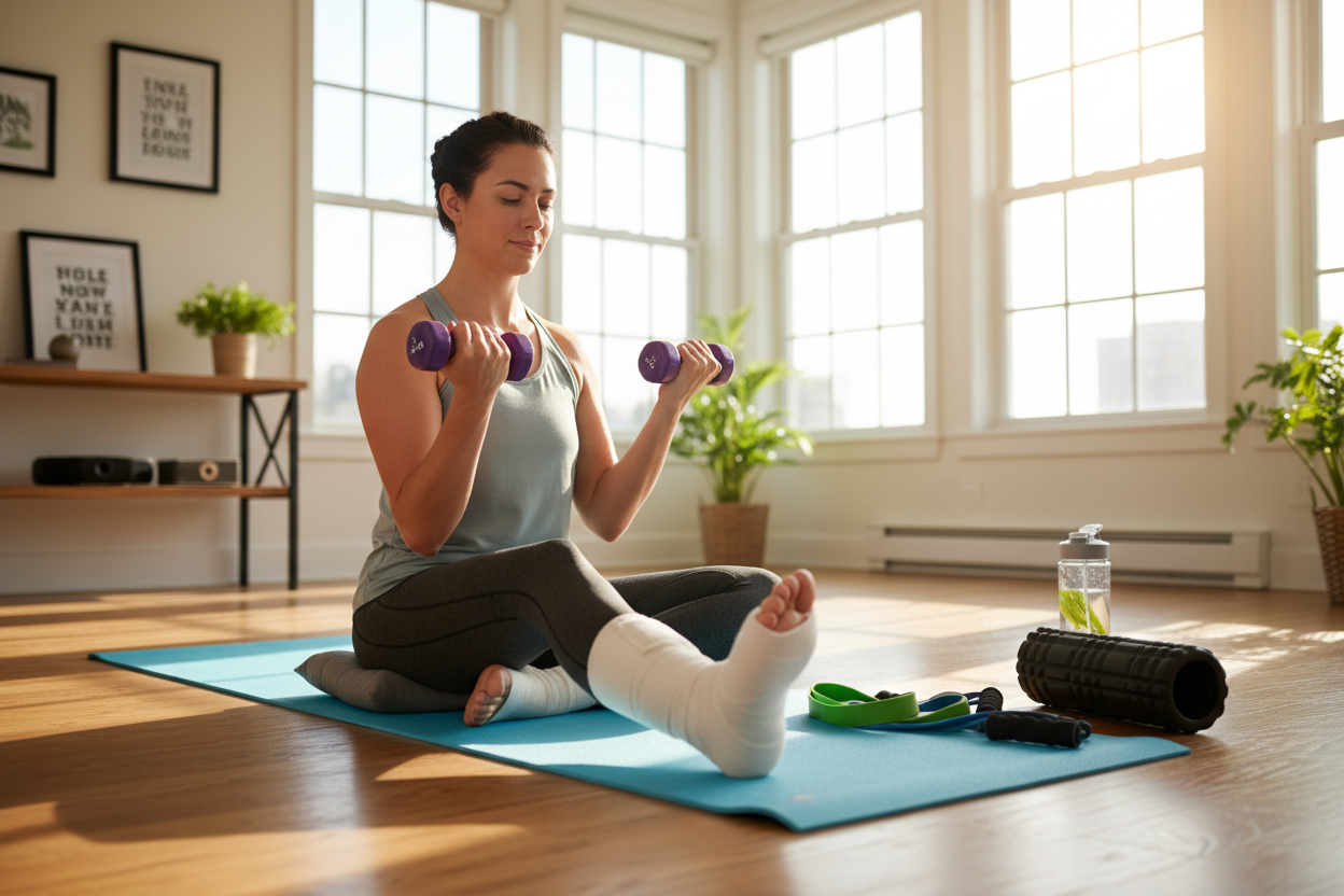 Sprained Ankle? Here’s How to Keep Burning Calories Without Making It