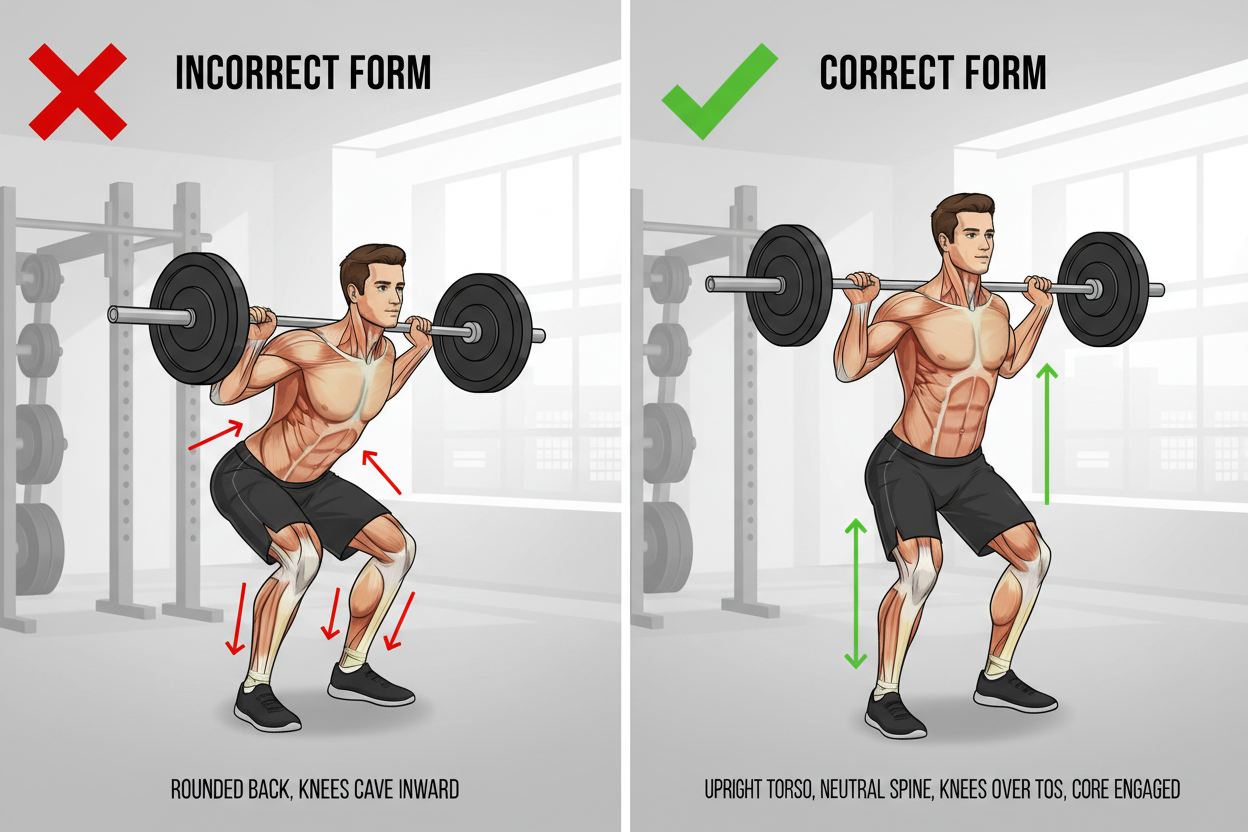 Stop Doing Squats With Weights in Front Like This (Read First)