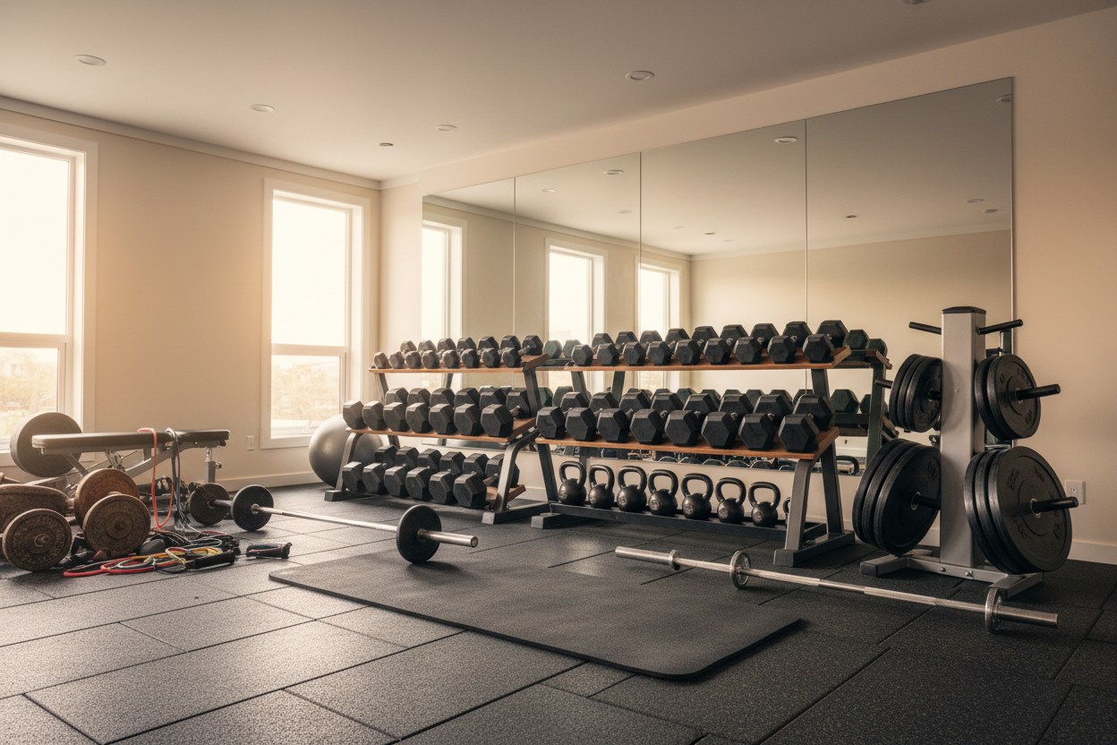 Stop Tripping Over Your Weights: The Art of Home Gym Organization