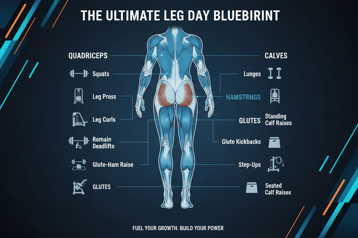 The Ultimate Leg Day Blueprint: Exactly Which Exercises Target Which M