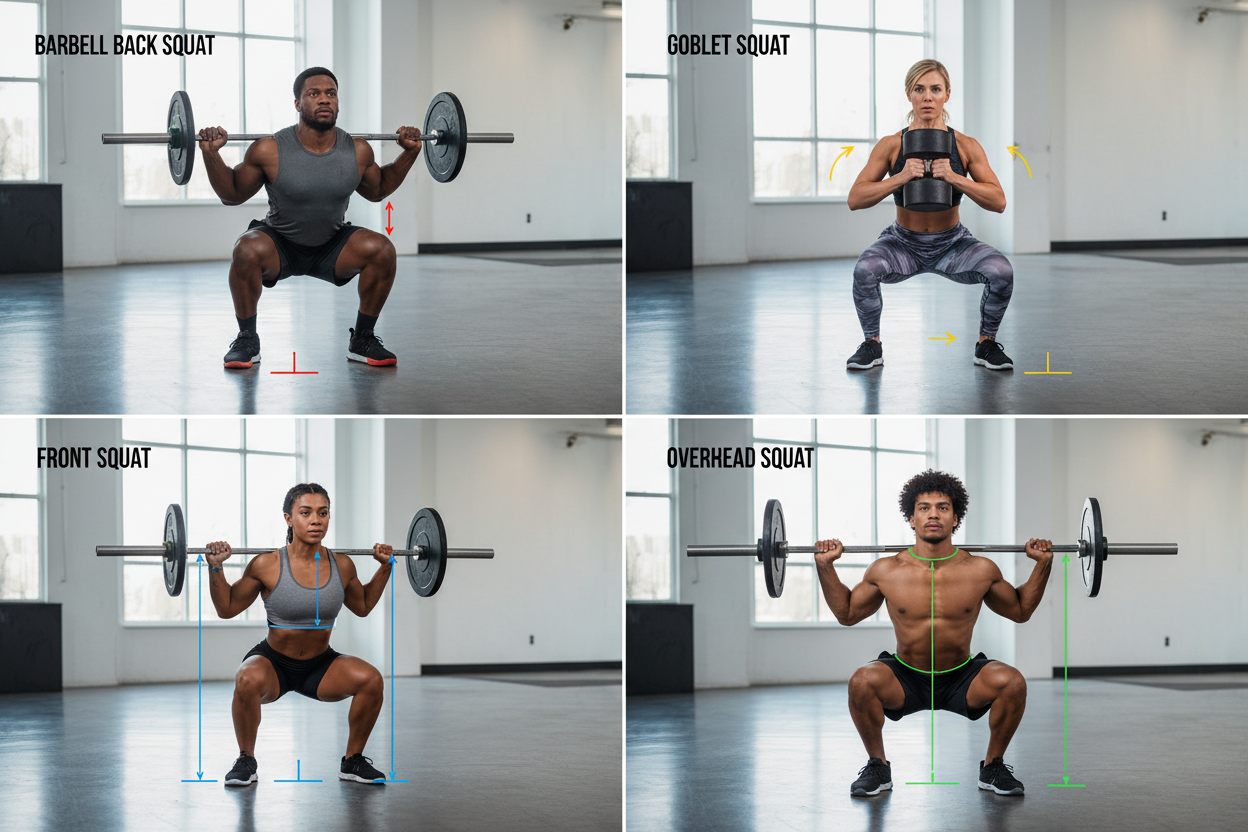 Types of Squats With Weights: The Definitive Guide for 2024