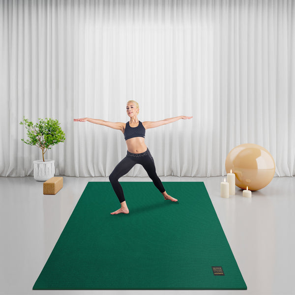 Premium 7'x5' Yoga Mat,Exercise Mat,Gym Flooring for Home Gym Workout ...