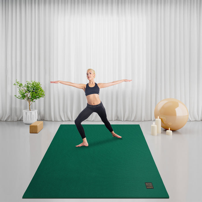 Premium 7'x5' Yoga Mat,Exercise Mat,Gym Flooring for Home Gym Workout ...