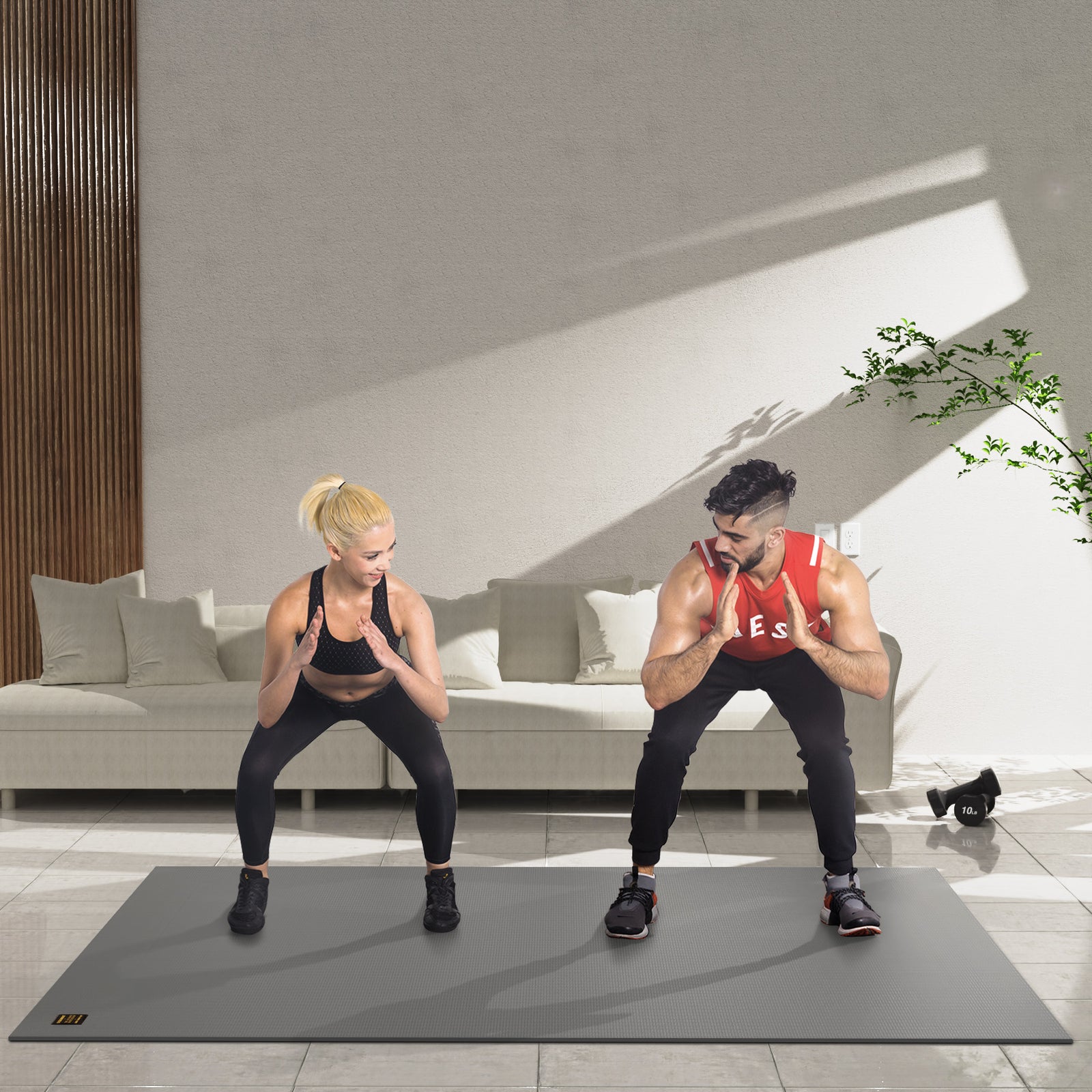 6'x5' Exercise Equipment Mat for Home Use | GXMMAT